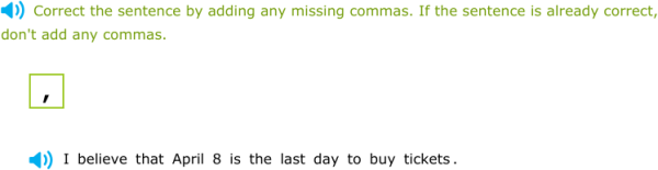 IXL | Commas with dates | 2nd grade language arts