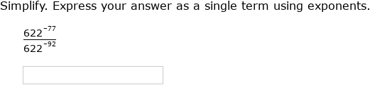 IXL | Division with integer exponents | 8th grade math