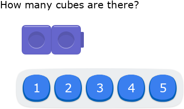 IXL | Count cubes - up to 5 | 1st grade math