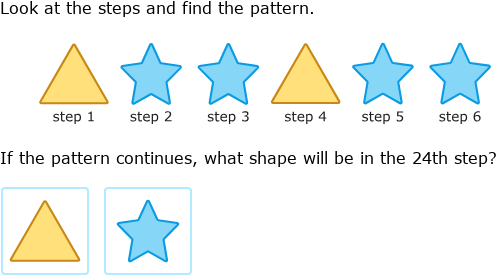 IXL | Extend repeating shape patterns | 4th grade math
