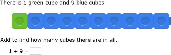 IXL | Add with cubes - sums up to 10 | 1st grade math