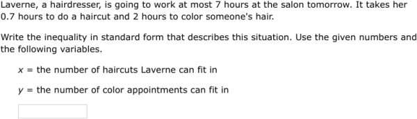 IXL Write A Linear Inequality Word Problems Algebra 2 Practice 