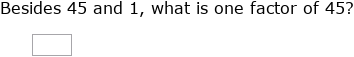 IXL | Find a factor | 5th grade math