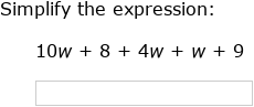 IXL | Combine like terms | 7th grade math
