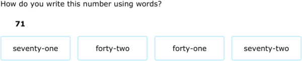 IXL | Writing numbers up to 100 in words - convert digits to words ...