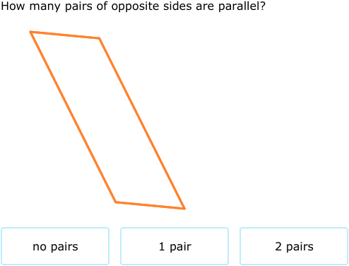 IXL | Parallel sides in quadrilaterals | 3rd grade math