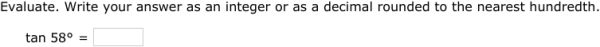 IXL - Find trigonometric ratios using a calculator (Algebra 1 practice)