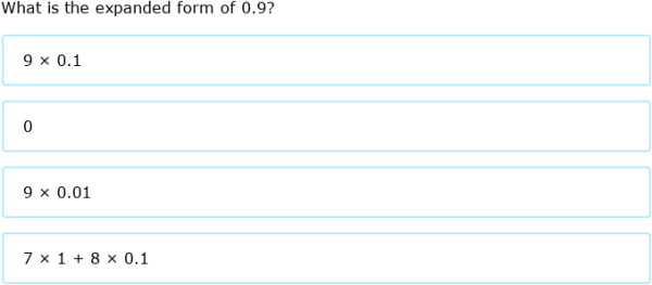 IXL | Convert decimals between standard and expanded form: hundredths ...