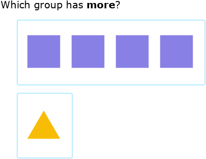 IXL | Fewer and more - compare by matching up to 5 | Kindergarten math