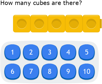 IXL | Count cubes - up to 9 | Kindergarten math