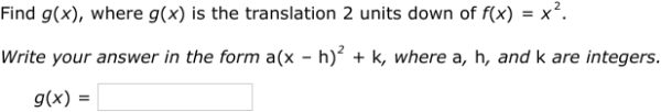 IXL - Transformations of quadratic functions (Algebra 1 practice)