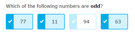 IXL - Even or odd (3rd grade math practice)