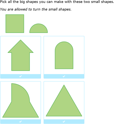 IXL | Compose two-dimensional shapes: which shapes can you make? | 1st ...