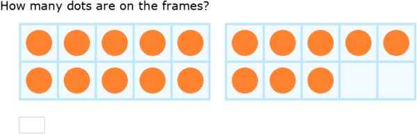 IXL | Count on ten frames - 11 to 20 | 1st grade math
