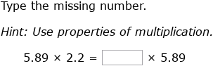 IXL | Solve using properties of multiplication: with decimals | 5th ...