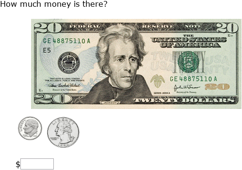 IXL | Count coins and bills - up to $20 bill | 3rd grade math