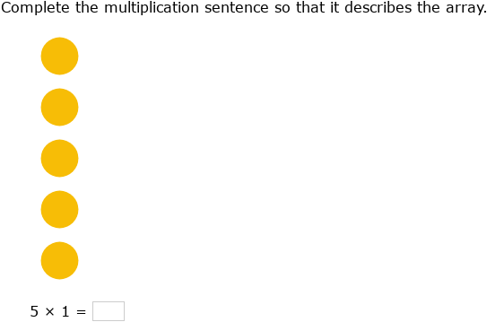 IXL | Write multiplication sentences for arrays: multiply by 5 | 2nd ...