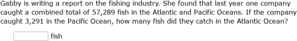 IXL | Add and subtract whole numbers: word problems | 5th grade math