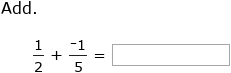 IXL | Add positive and negative fractions | 7th grade math