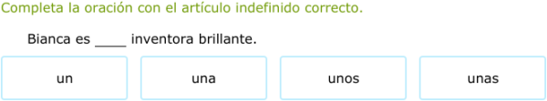 IXL | Gender and number agreement: articles, adjectives, and nouns ...