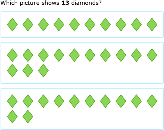 IXL | Represent numbers - up to 20 | Kindergarten math