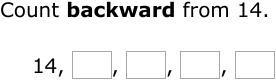 IXL | Count forward and backward - up to 20 | Kindergarten math