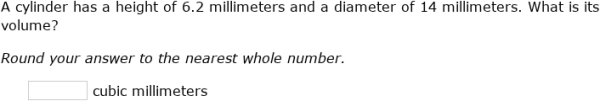 IXL | Checkpoint: Volume | 8th grade math