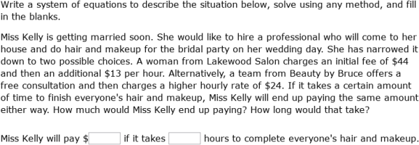 IXL | Solve a system of equations using any method: word problems | 7th ...