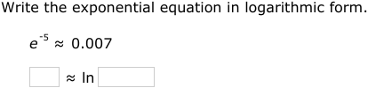 IXL - Convert between exponential and logarithmic form: all bases ...