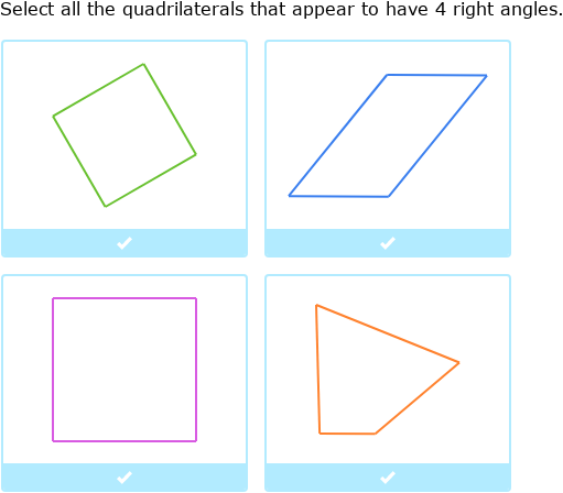 IXL | Sides and angles of quadrilaterals | 3rd grade math