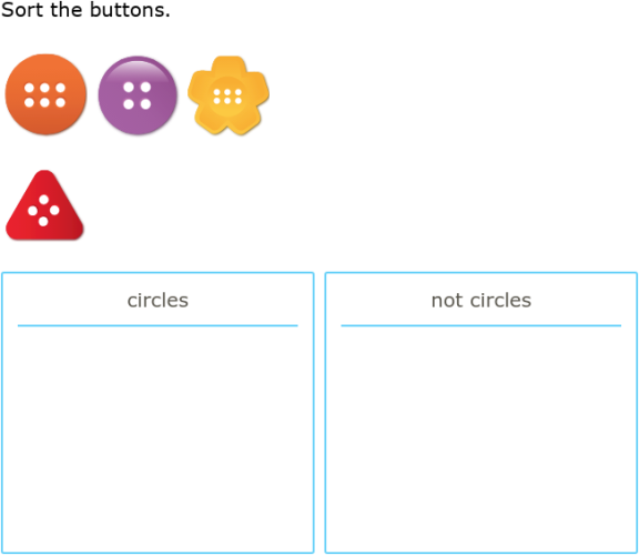 IXL | Sort by same shape | Kindergarten math