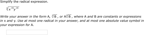 IXL - Simplify radical expressions with variables (Precalculus practice)