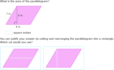 Parallelogram Area Problems