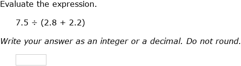 IXL | Evaluate numerical expressions involving decimals | 5th grade math