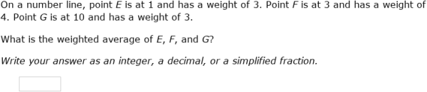 IXL - Weighted averages (Geometry practice)