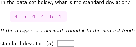 IXL - Variance and standard deviation (Algebra 2 practice)