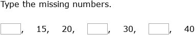 IXL | Skip-counting sequences | 2nd grade math