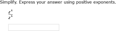 IXL - Division rule for exponents (Algebra 1 practice)