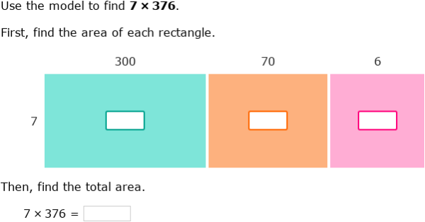 IXL | Multiply 1-digit numbers by 3-digit numbers using area models II ...