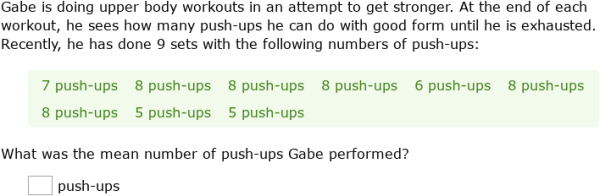 IXL - Mean and median (Algebra 1 practice)