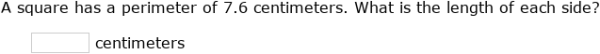 IXL | Perimeter with decimals | 6th grade math