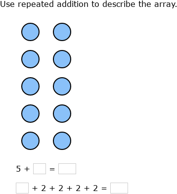 IXL | Write addition sentences for arrays in two ways | 2nd grade math