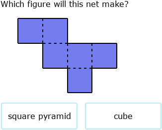 IXL | Nets of three-dimensional figures | 2nd grade math