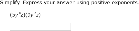 IXL - Simplify exponential expressions using the multiplication rule ...
