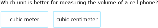 IXL | Understanding cubic units | 6th grade math