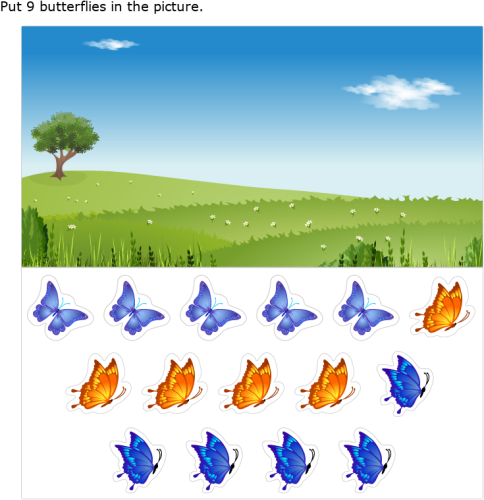 IXL | Count out stickers - up to 15 | Kindergarten math