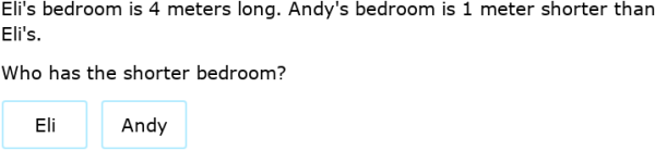 IXL | Metric units of length: word problems | 1st grade math
