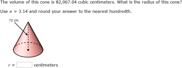 IXL - Volume of pyramids and cones (Algebra 2 practice)