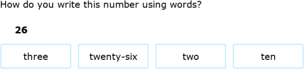 IXL | Writing numbers in words - convert digits to words | 1st grade math