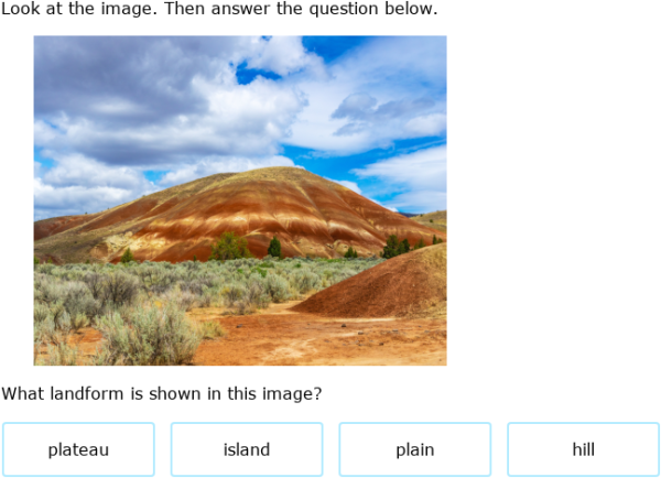IXL | Identify Earth's land features using photographs | 6th grade ...